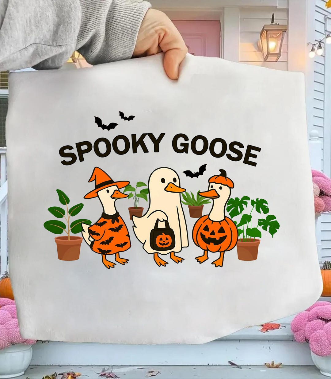 Spooky Goose Png– Funny Halloween Png, Ghost Goose Png, Cute Halloween ...