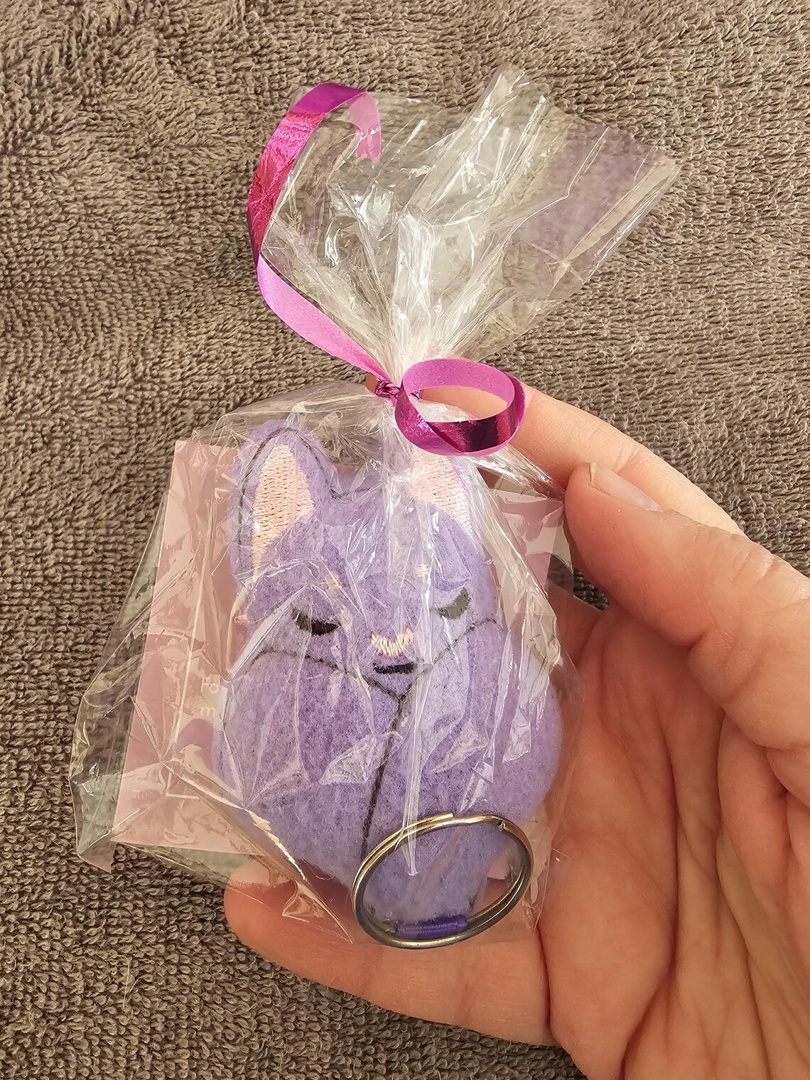 Tiny Bat Plush Keychain - Etsy