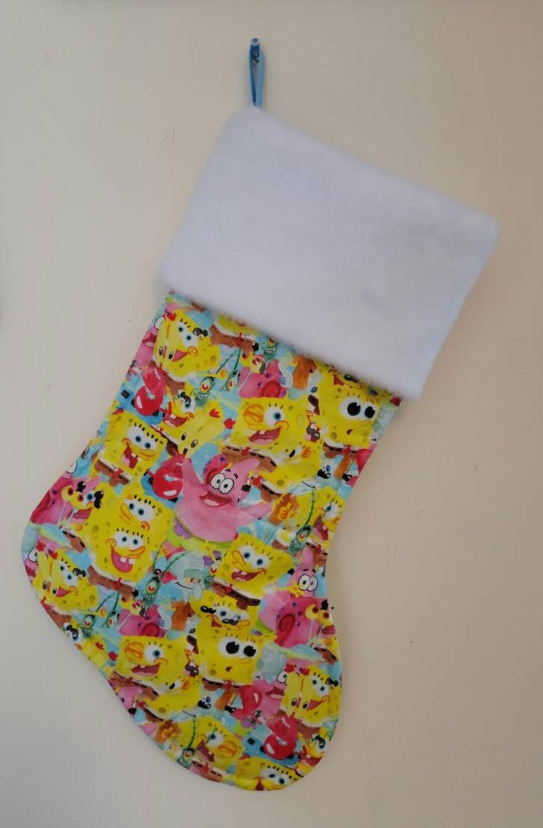 Spongebob Christmas Stocking - Etsy