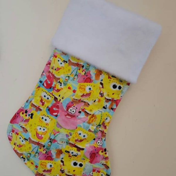 Spongebob Stocking - Etsy