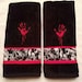 Zombie Bathroom Hand Towel Set - Etsy
