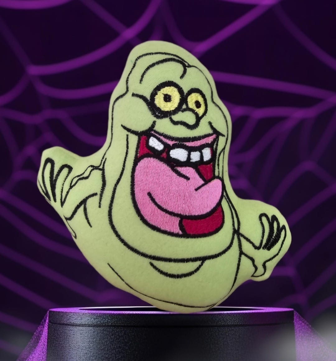 Slimer Ghost Plush Stuffie - Etsy