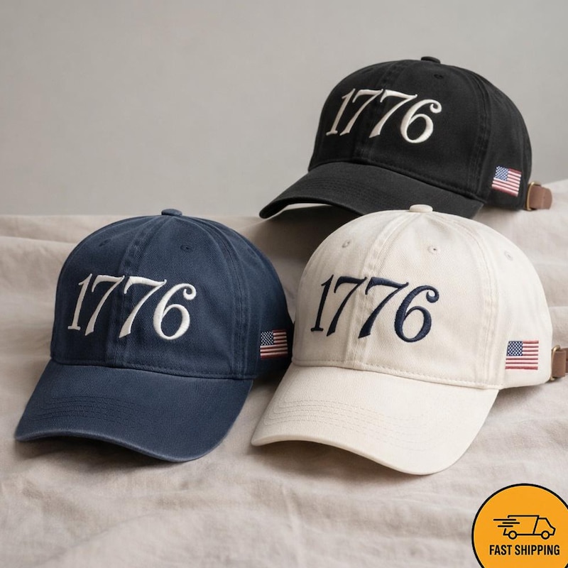 1776 Patriotic Baseball Cap - Etsy
