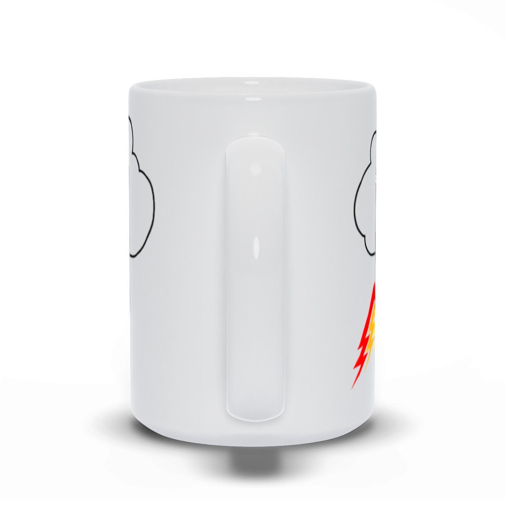 Rainbow Lightning Mood Mug - Etsy