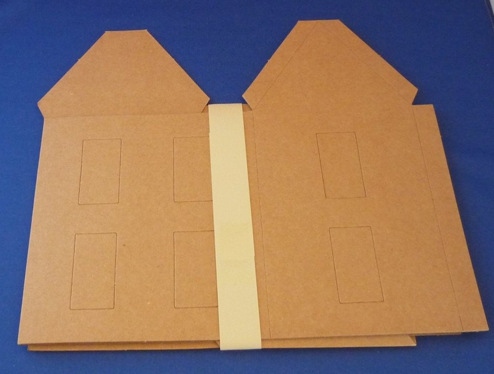 DIY Kit-basic Little Chipboard Gingerbread House - Etsy