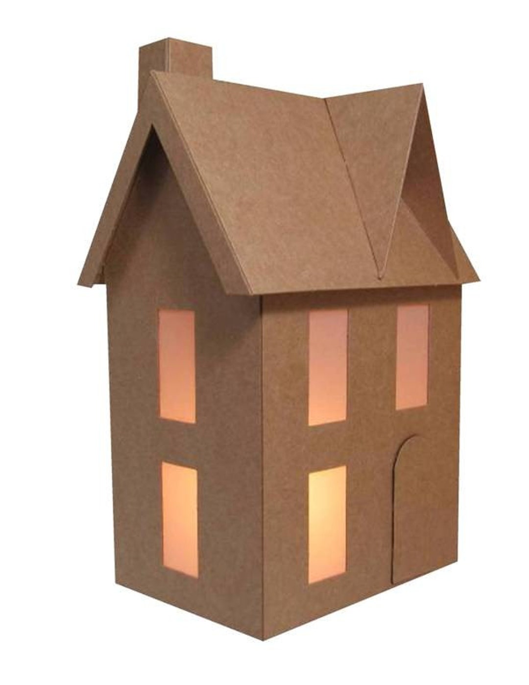 DIY Kit-basic Little Chipboard Gingerbread House - Etsy