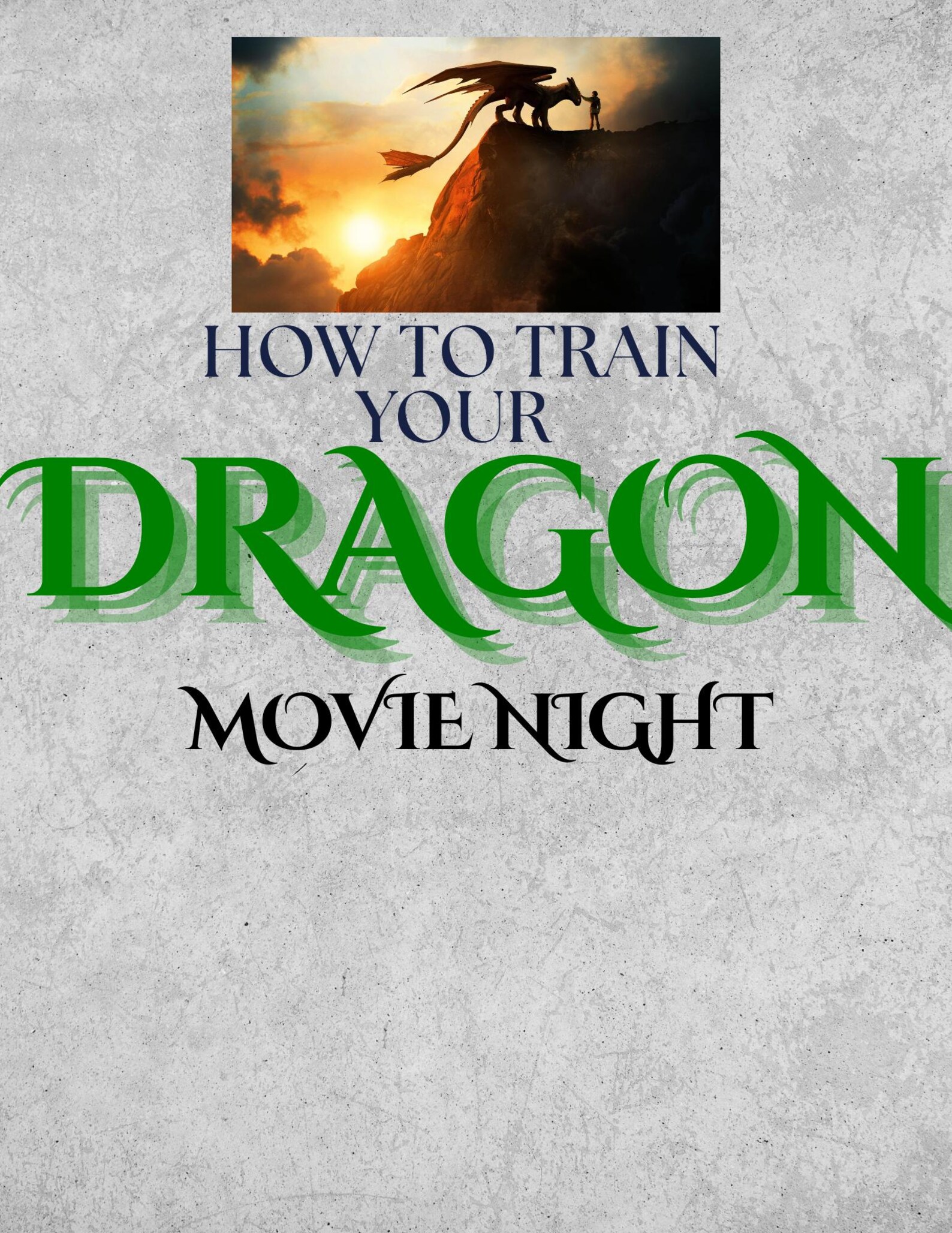 How to Train Your Dragon Movie Night Bundle | Viking Feast Menu ...