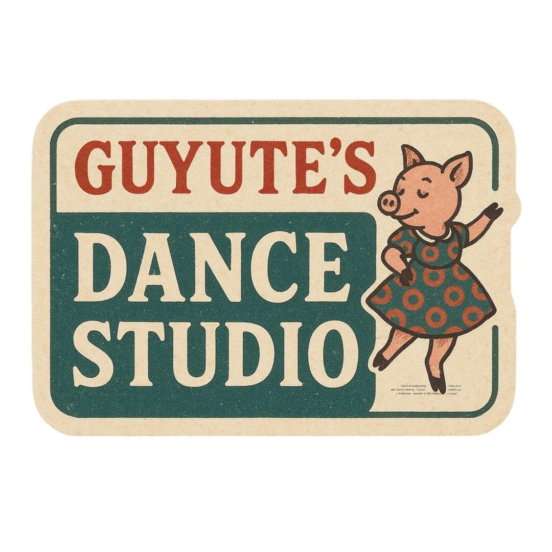 Guyute’s Dance Studio Sticker | Phish Inspired Sticker | Jam Band ...
