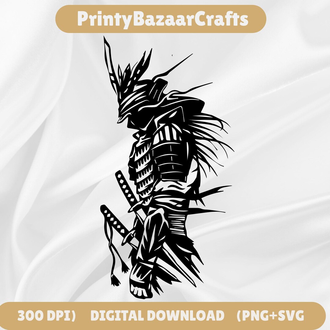 Samurai Svg ,samurai Png,japanese Samurai Svg,samurai Vector, Samurai ...