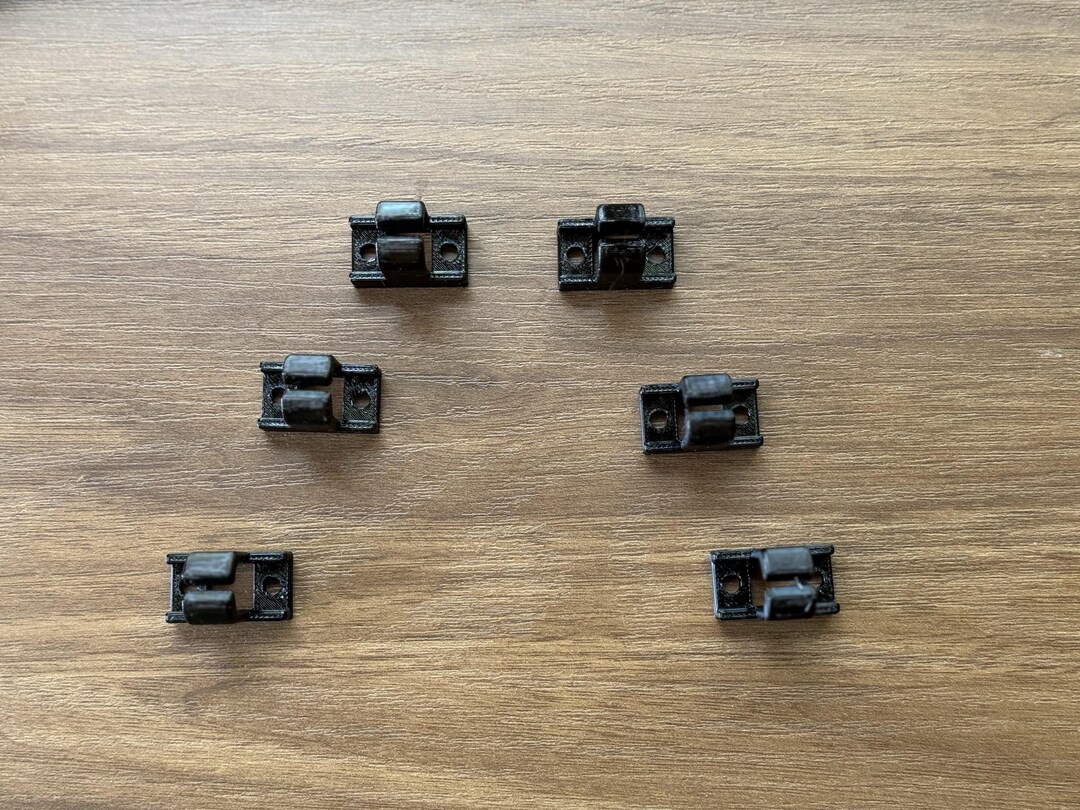 Screw-in Cable Management Clips (set of 10) | 3D Printed Wire Holder ...
