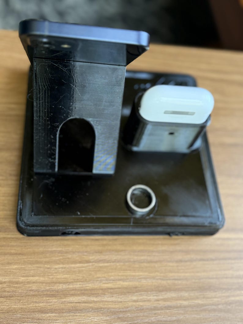 3D Printed Desk Organizer | Modular Phone Stand, Ring & AirPod Holder ...