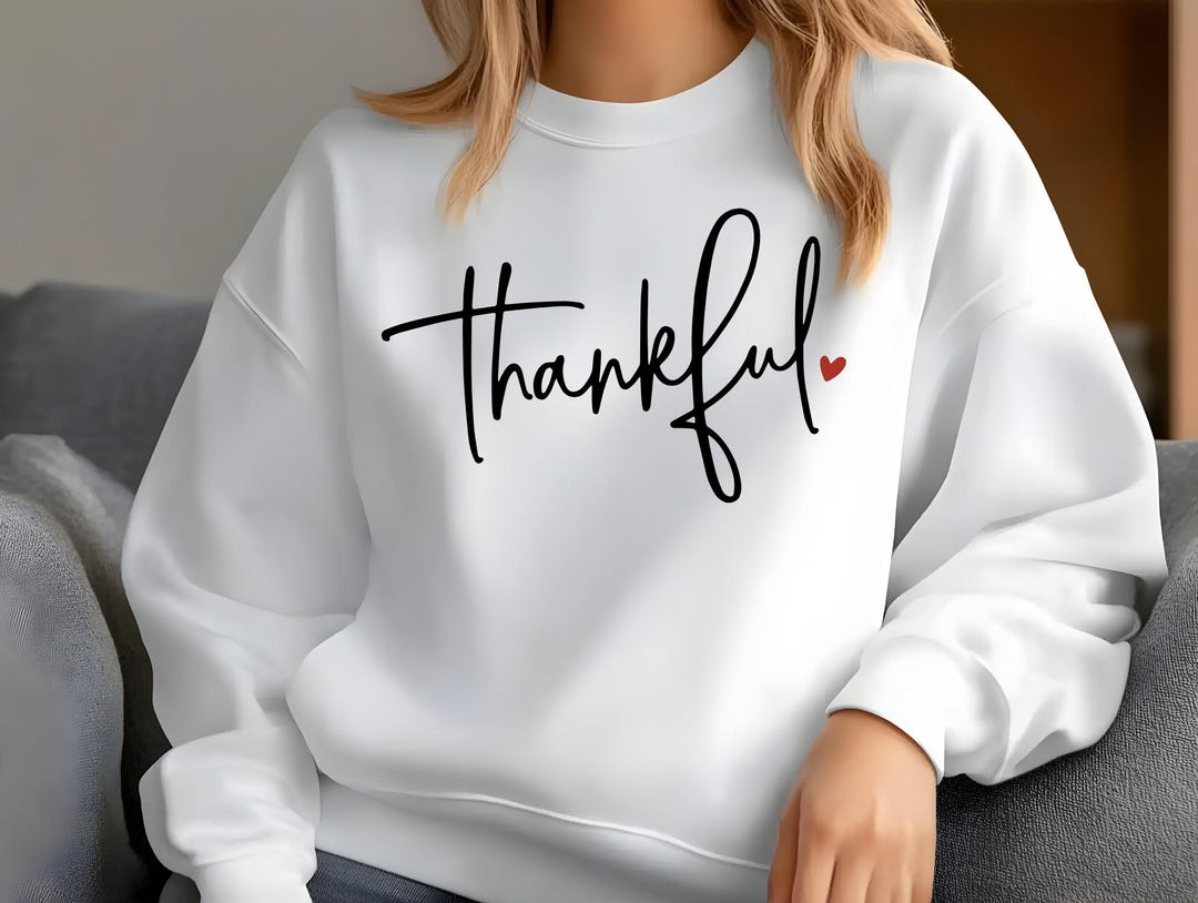 Thankful Sweatshirt, Funny Thankful Day Sweatshirts, Hello Thanksgiving ...