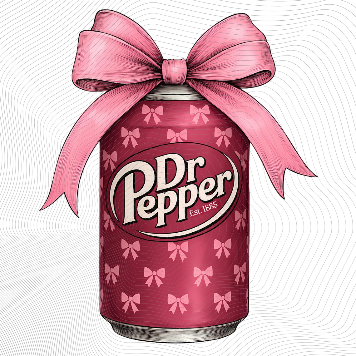 Dr Pepper Can Coquette Png Clipart, Cute Pink Soda Drink Png, Aesthetic ...