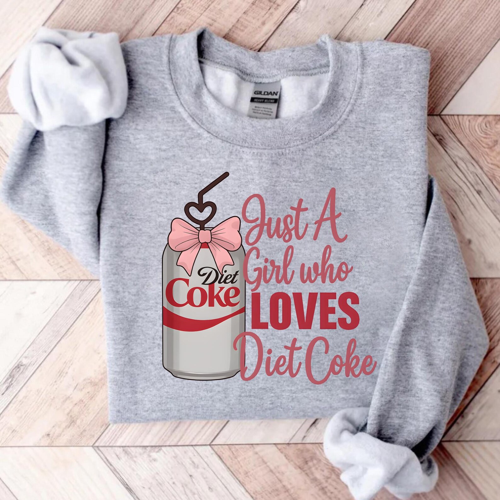 Just a Girl Who Loves Diet Coke PNG, Cute Soda Lover Sublimation, Girly ...