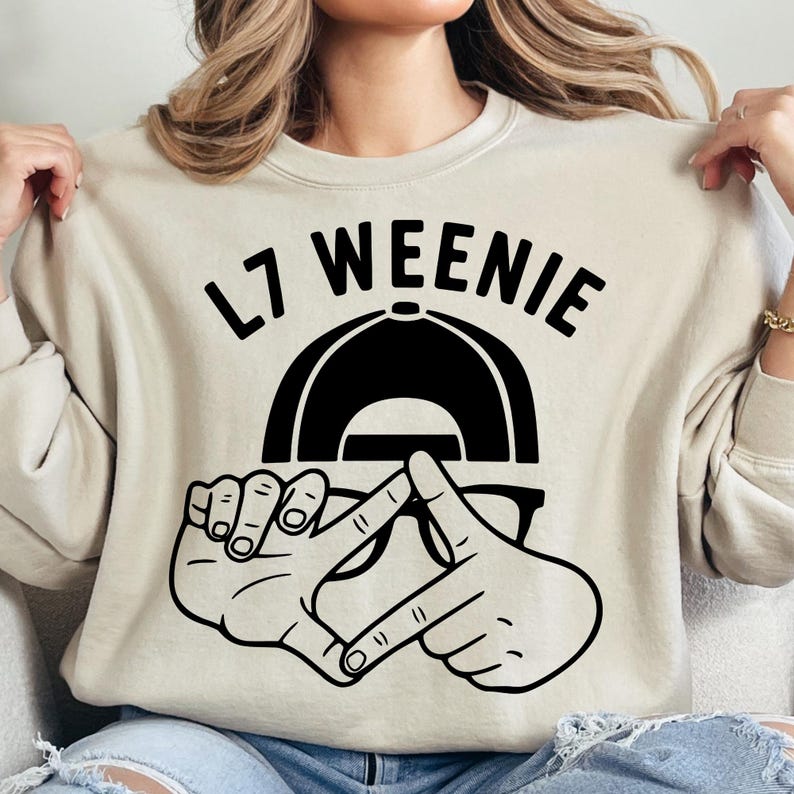 L7 Weenie PNG, the Sandlot Inspired Baseball & Softball Design, Funny ...