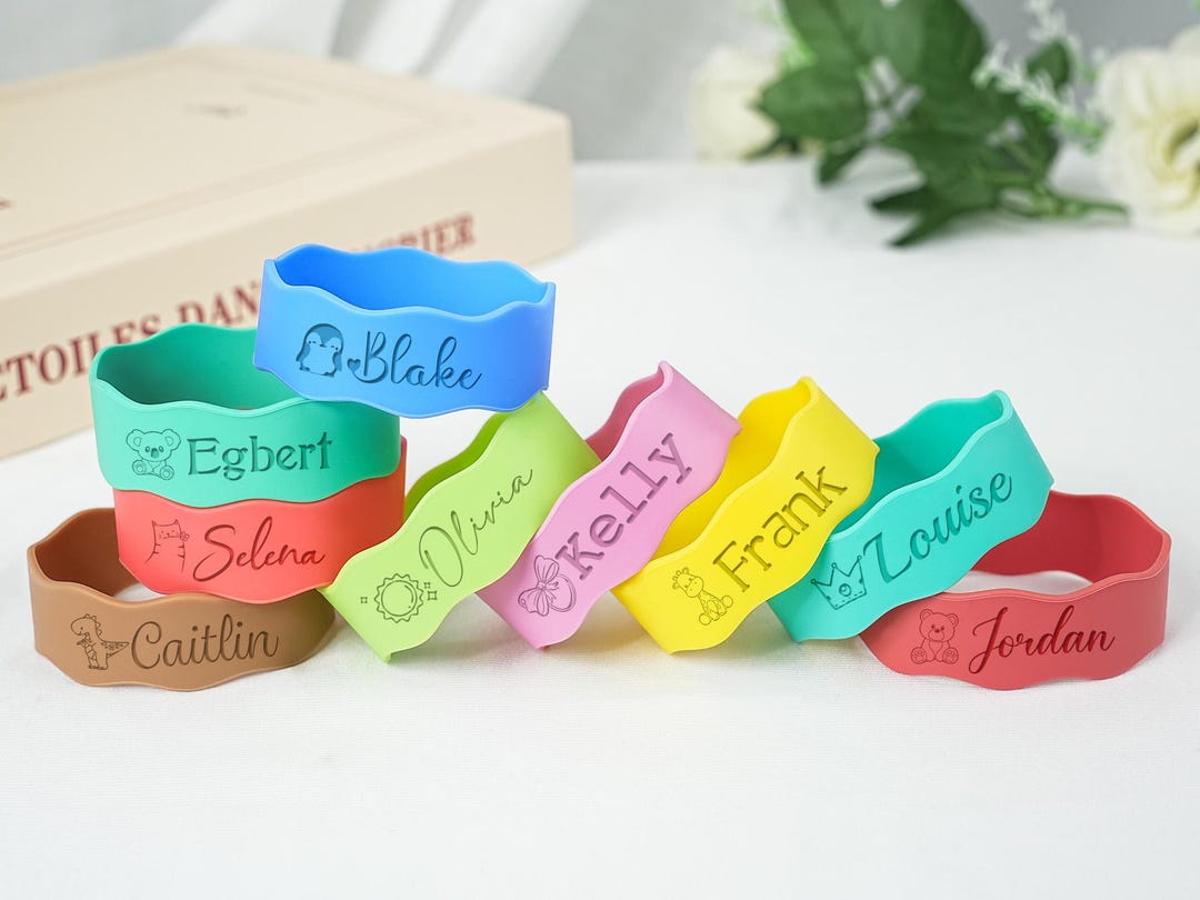 Cup Label Bands,baby Bottle Label,bottle Bands for Kid,bottle Labels ...