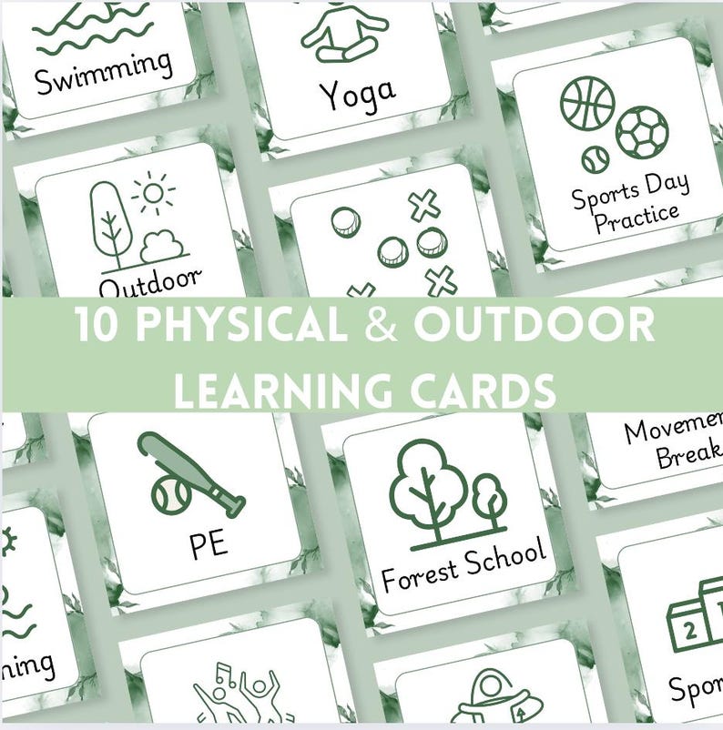 Visual Timetable Botanical Editable – 90+ Routine Cards KS1 KS2 | Calm ...
