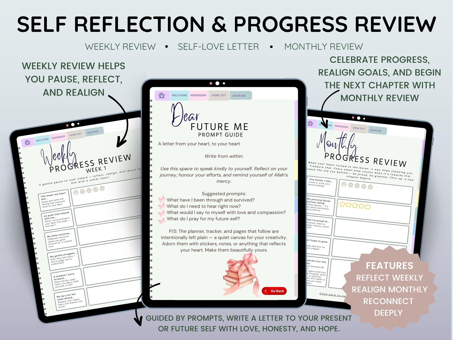 30-day Quran Journal (basic Edition) | Printable PDF, Emotional Healing ...