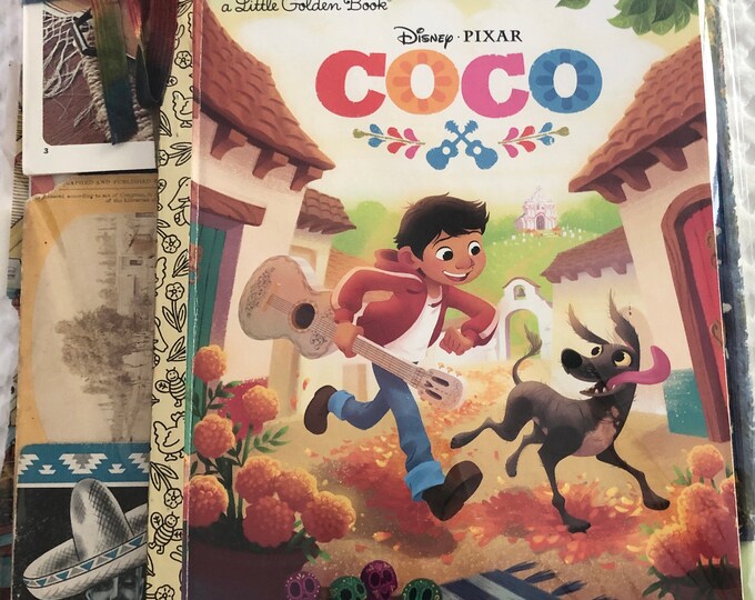 Coco Junk Journal Kit Cinco De Mayo Mexico Little Golden Book Coco - Etsy