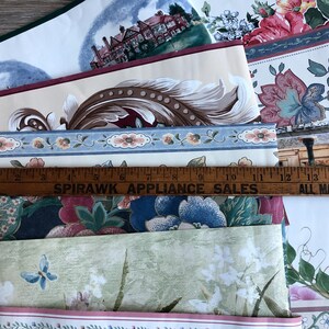 12 Inch Wallpaper Border Scrap Pack 12 Sheets Perfect for Collage and ...