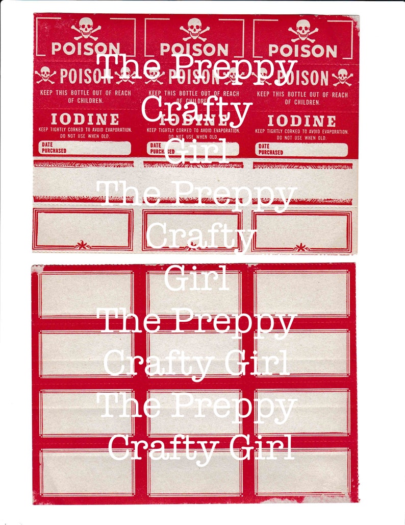 1920s Vintage Canning Labels Printable (digital Download) - Etsy