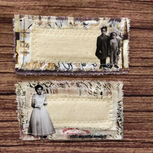 Tim Holtz Fabric Label Pockets Set Large - Etsy
