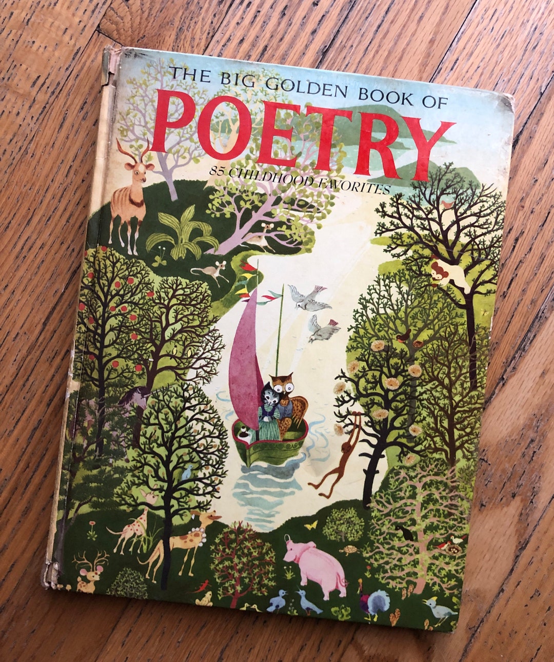 2 Little Golden Book of Poetry and A Treasury of Little Golden Books ...