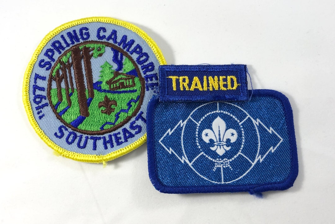 Vintage Spring Scout Patches Badges - Etsy