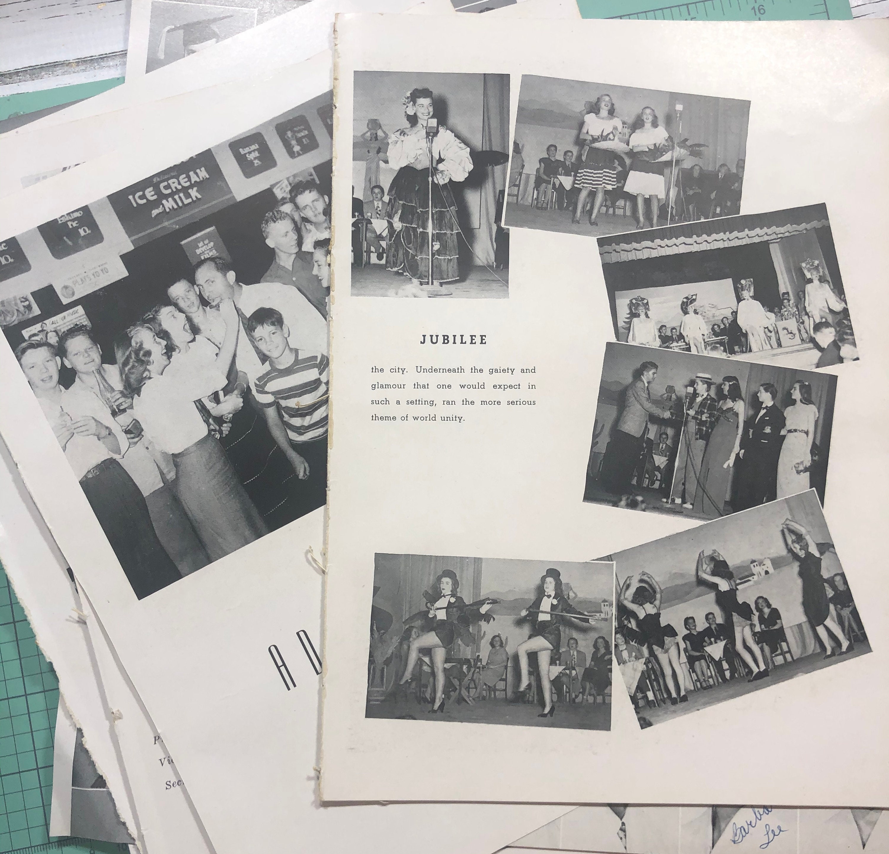 Old Yearbook Pages