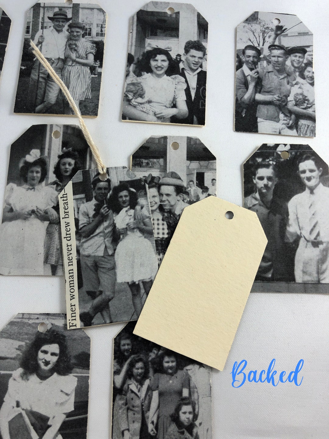 Fun Vintage Yearbook Photo Tags - Etsy