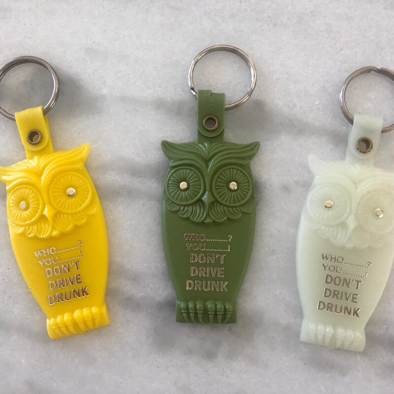 Owl Keychain - Etsy
