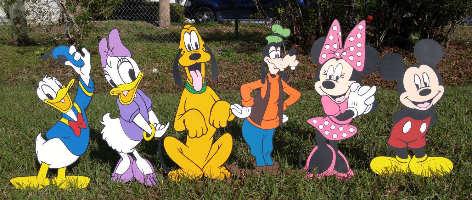 Mickey Mouse and Friends Full Set Stand Ups standee Photo | Etsy
