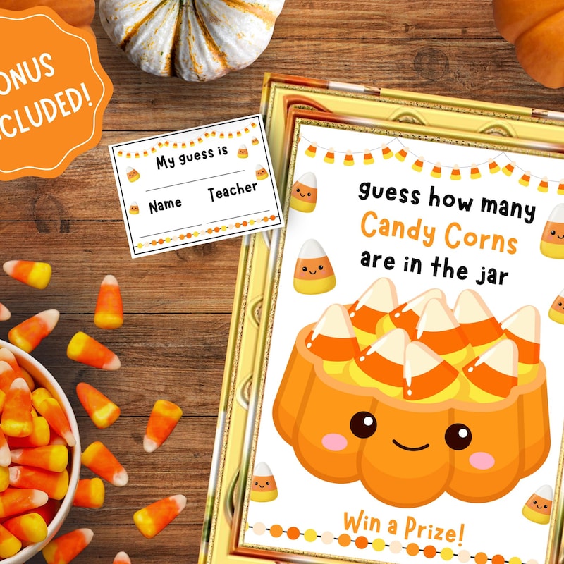 Candy Corn Printable - Etsy