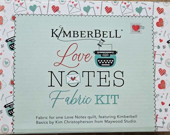 Kimberbell Love Note Fabric Quilt Kit Sewing Version With Complete ...