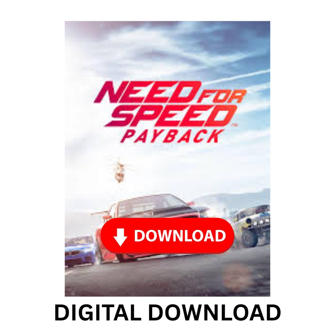 Need for Speed Payback 2017 PC Game NFS Ever Green (digital Download ...