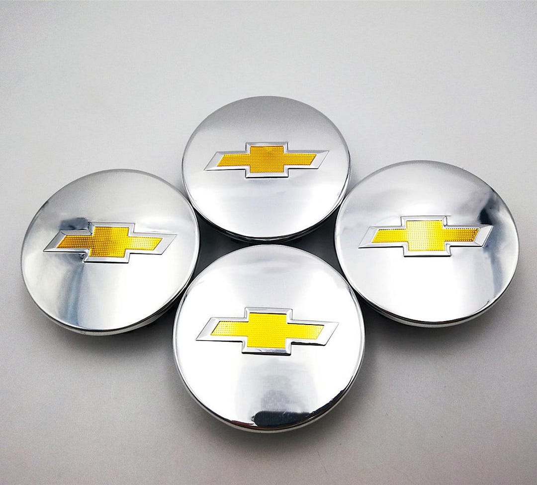 Set of 4 Chrome 68mm Wheel Center Caps for | Fits 23115617 | Rim Hub ...