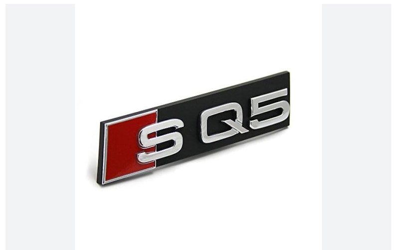 Chrome Audi SQ5 Grille Emblem Badge – Front Hood SQ 5 Logo for Audi Q5 ...