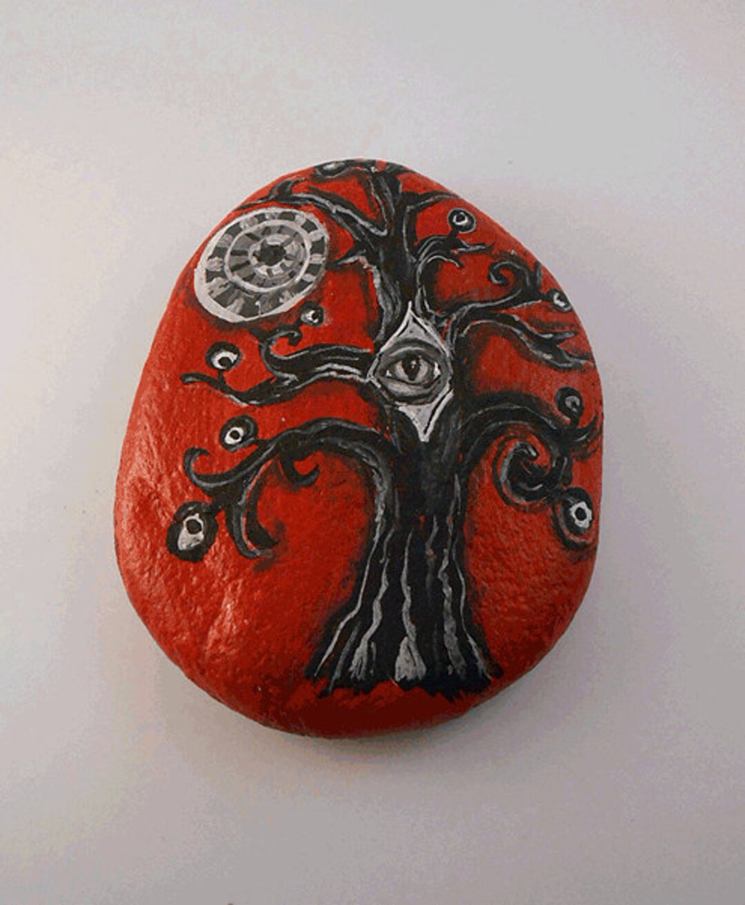 Third Eye Tree-painted Stone Art Home Decor - Etsy
