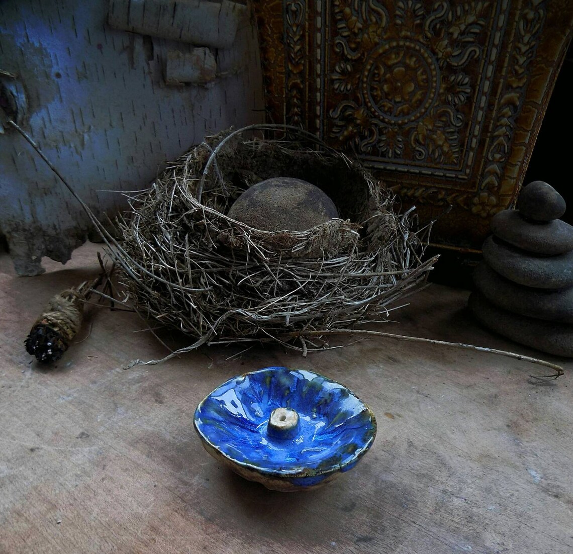 Blue Brain Incense Burner | Etsy