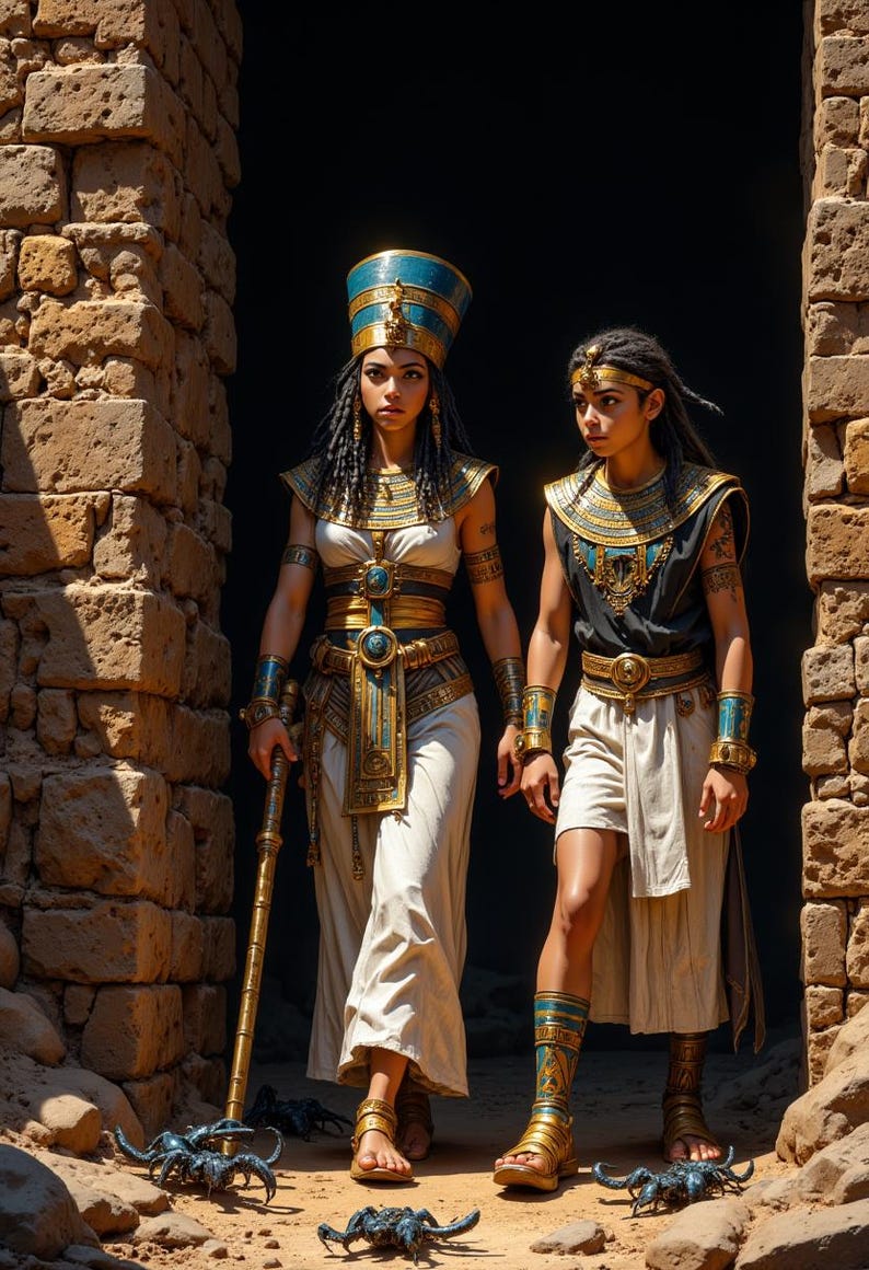 The Pharaoh's Golden Scarab: an Ancient Egypt Adventure Story for Kids ...