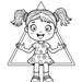 Kids Coloring Book: Letters, Shapes, Numbers & Animals - Educational ...