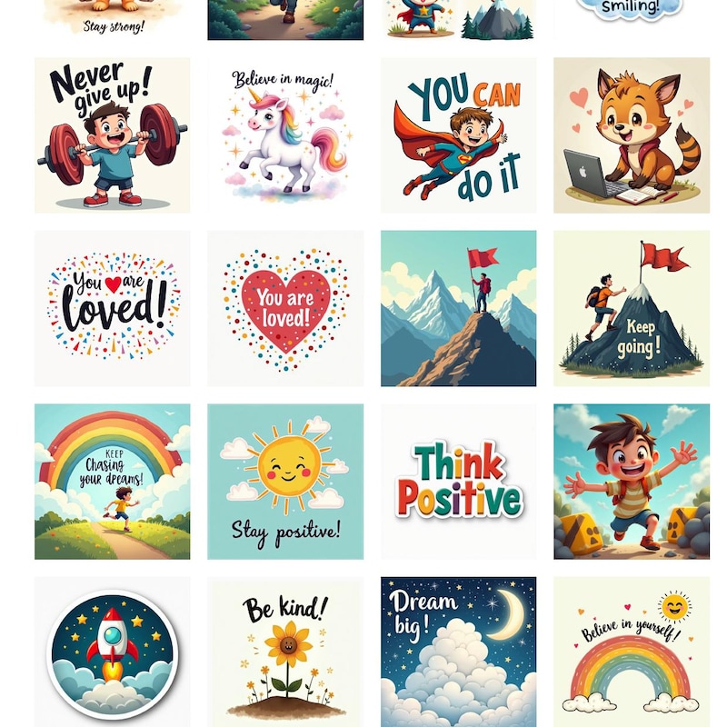 Inspirational Stickers - Etsy