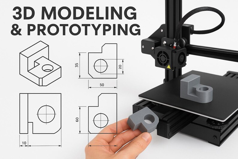 Custom 3D Modeling & Prototyping Service - Rapid Design 3D Printed ...