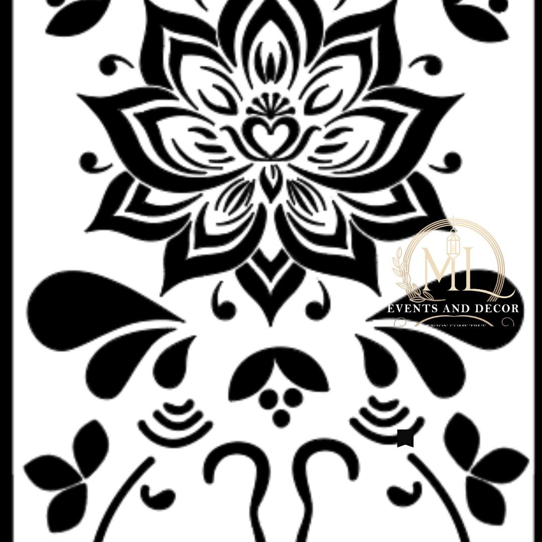 Indian Mandala Backdrop PNG -floral Arch Art for Crafts, Signs ...