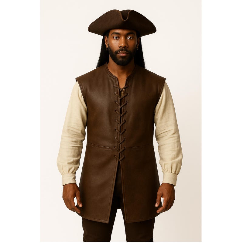 Leather Jerkin - Etsy
