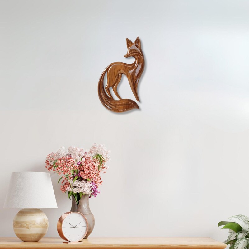 Wooden Fox - Etsy