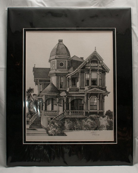 Items similar to Vintage Architectural Martin Tang Drawings Prints on Etsy