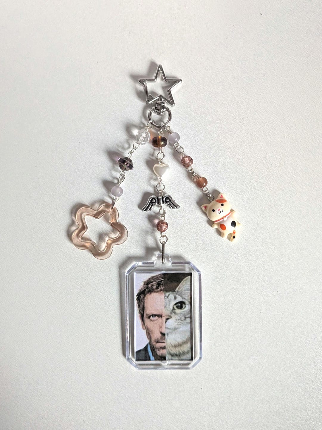 Handmade Grunge Y2K Cutecore House MD Cat Hugh Laurie Spiral Star Dr ...