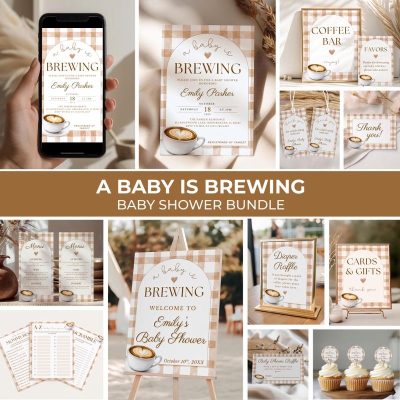 Baby Something is Brewing - Etsy