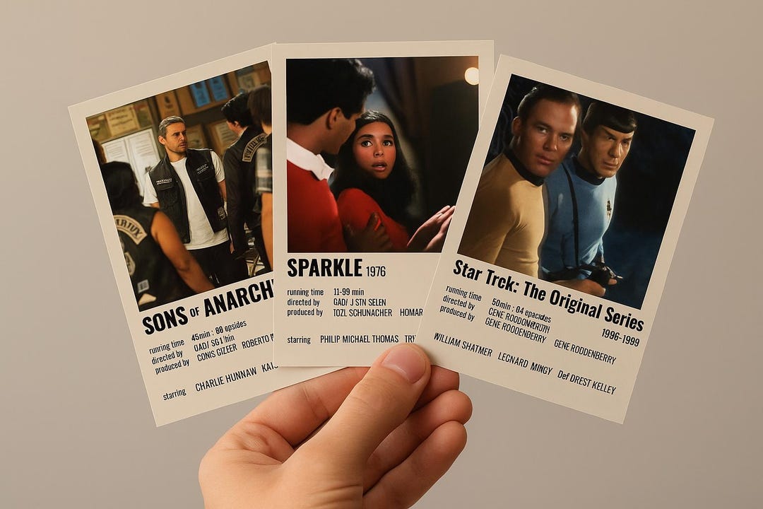 60 PCS Custom Movie Poster Pack | Personalized Mini Print Set | Mix ...